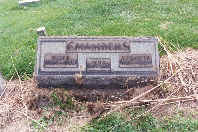 Chambers Tomb – St. Clair Cemetery