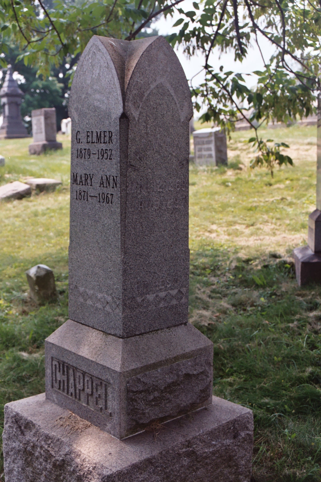Chappel Tomb – St. Clair Cemetery
