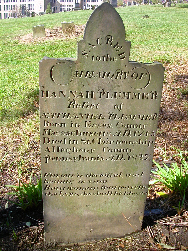 Plummer Tomb – St. Clair Cemetery